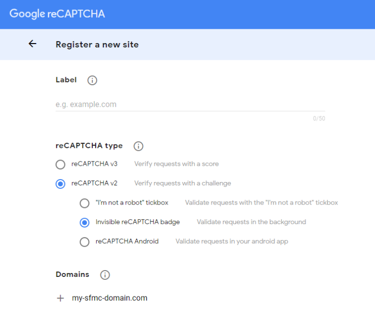 How to implement Google reCAPTCHA on Salesforce Marketing Cloud pages with forms - ampscript.xyz